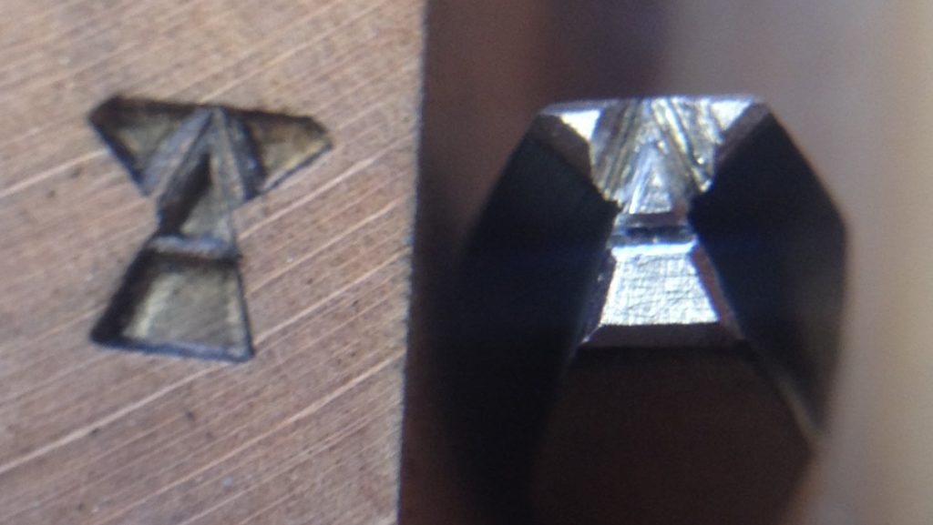 Hand-Cut Maker’s Mark Punch – Holden Concertinas