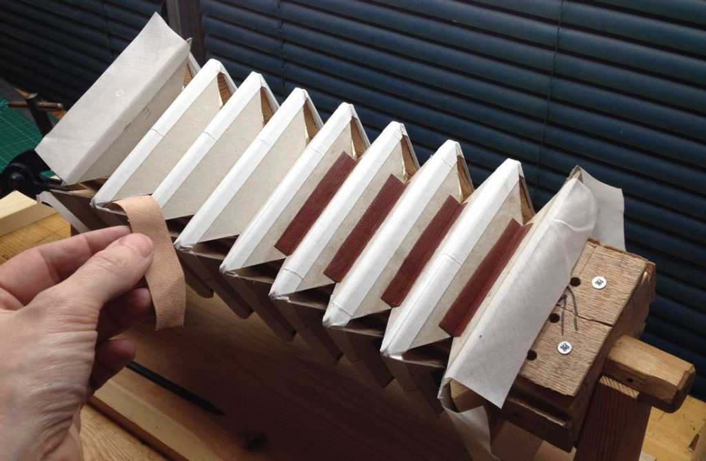 No. 1: Brun Part 5: Bellows – Holden Concertinas